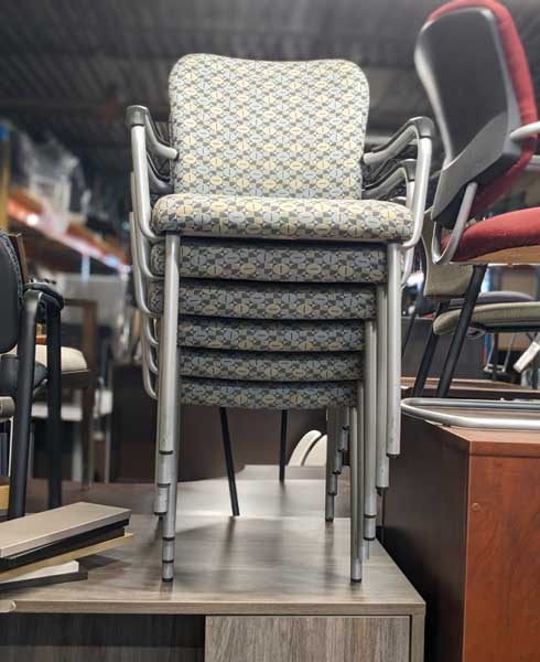 Haworth Rexd Stacking Chair, Used Chairs, Toronto GTA